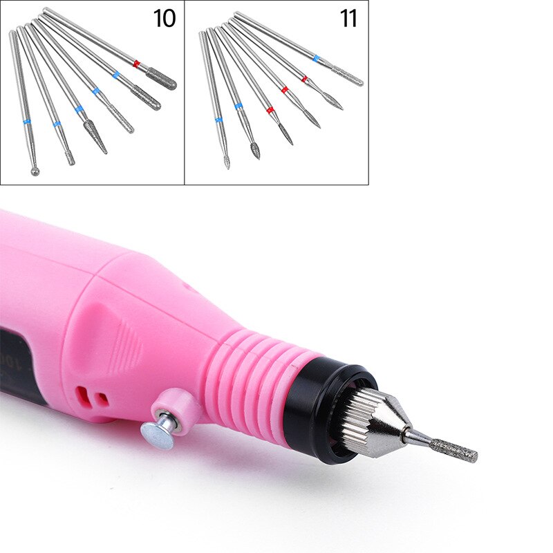 6Pcs Diamond Nail Boor Frees Bits Rotary Burr Elet... – Vicedeal