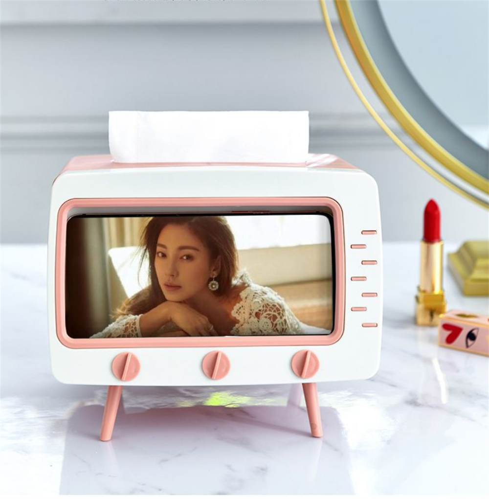 2 In 1 Multifunctional TV Tissue Box With Mobile P... – Grandado