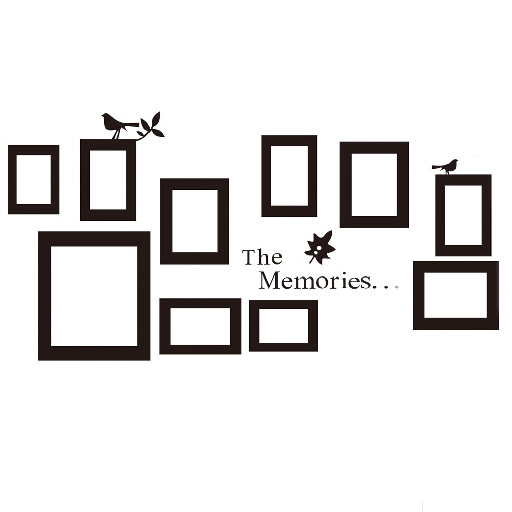 Wall Stickers Wall-Mounted Photo Frame Picture Hom... – Grandado