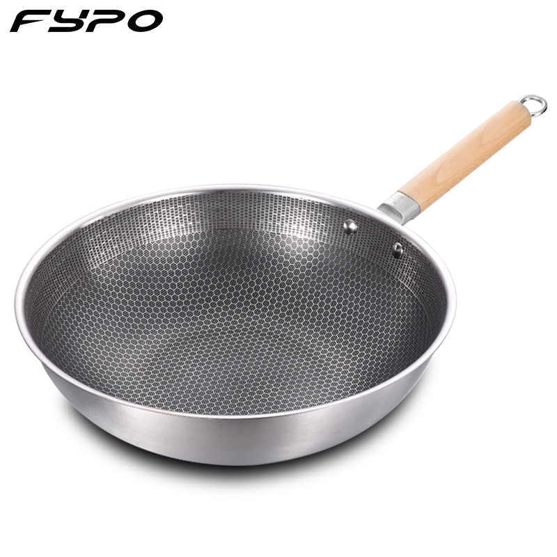 32Cm Koekenpan 304 Rvs Non Stick Ongecoat Koekenpa... – Vicedeal