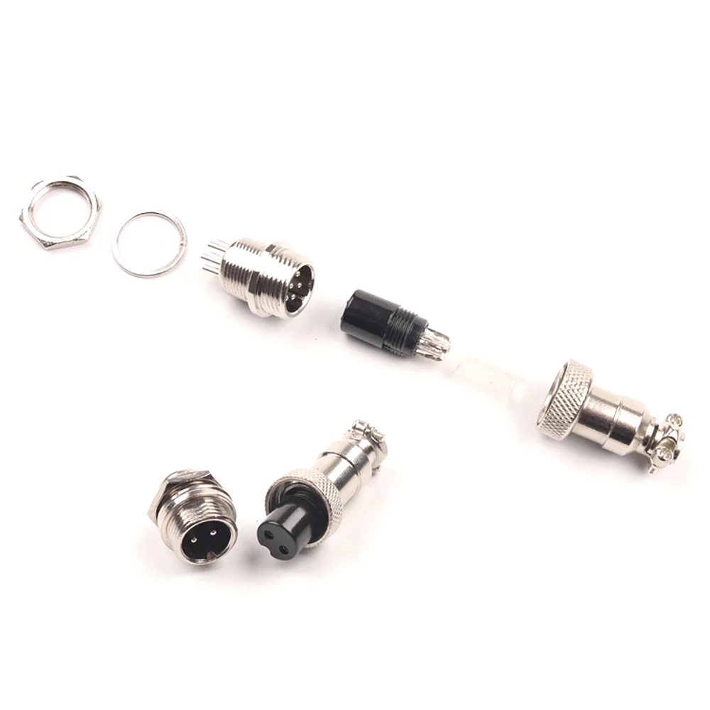1 juego GX12 2/3/4/5/6/7 Pin Nut typeMale y hembra... – Grandado