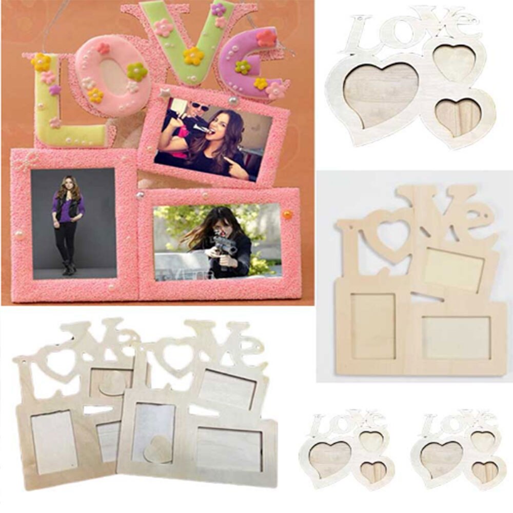 Sneeuw Parel Klei Model Liefde Frame Hout – Vicedeal