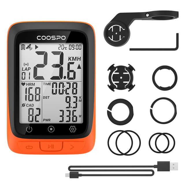 Coospo BC107 2.4inch GPS Bike Computer ANT+Sensor ... – Grandado