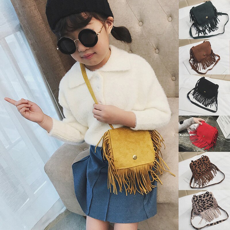Lovely Baby Meisjes Mini Messenger Bag Leuke Kwast... – Vicedeal