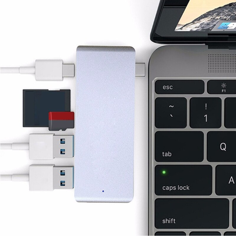 5-In-1 Usb C Hub Voor Macbook Hub Converter USB-C ... – Vicedeal