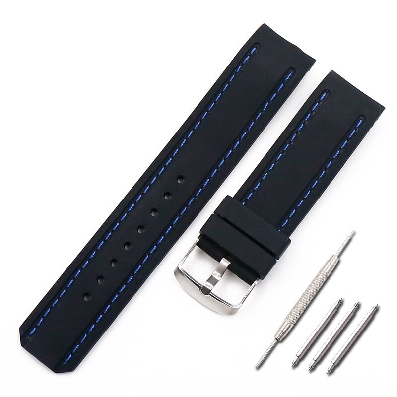 Silicone strap men's watch accessories pin buckle ... – Grandado