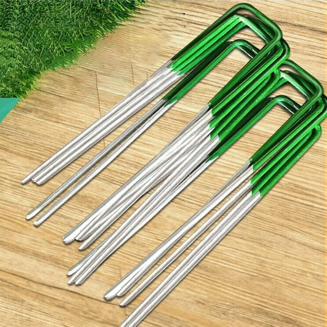 50PCS Synthetic Artificial Grass Turf Pins U Faste... – Vicedeal
