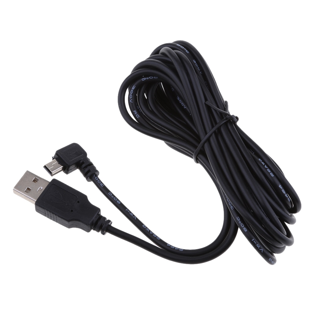 Universal 5v 2a mini usb-laddare kabel 90 grader h... – Grandado