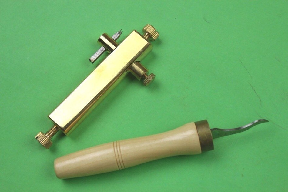 Viulu messinki purfling + puhdistus uurre veitsi, ... – Grandado