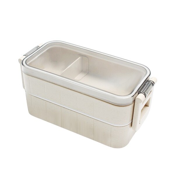 2 Layers 500ML/400ML Wheat Straw Lunch Box for Kid... – Grandado