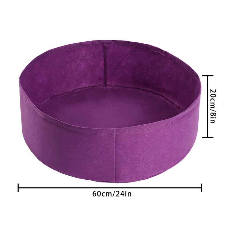 Fabric Raised Garden Bed 50 Gallons Round Planting... – Vicedeal