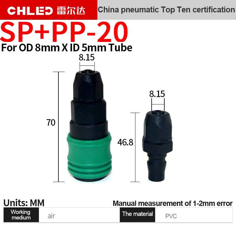 plasti C Type Quick Connector Pneumatic High Press... – Grandado