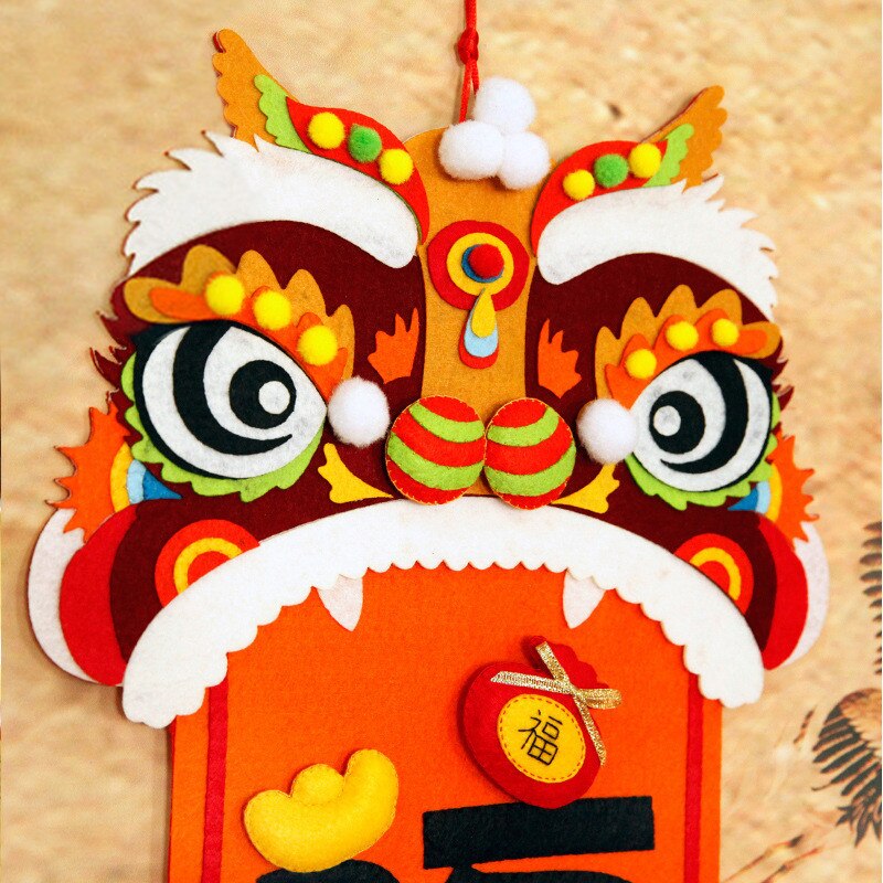 DIY Craft Kits Happy Year Wall Hanging Chinese Sty... – Grandado