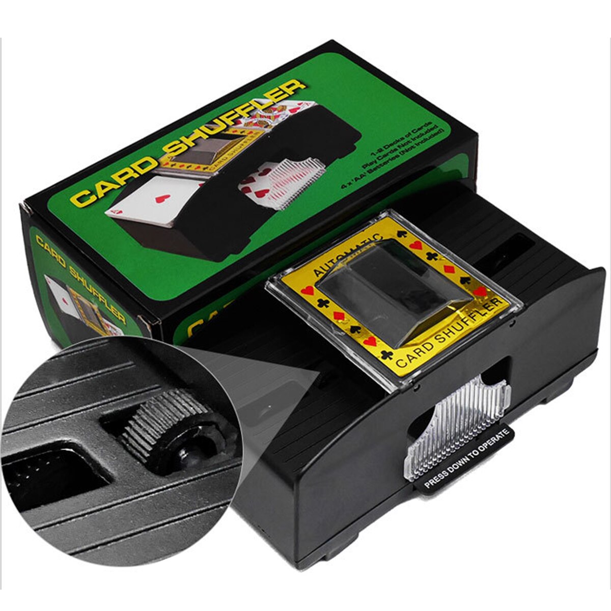 Automatic Poker Card Shuffler Electric Shuffling M... – Grandado