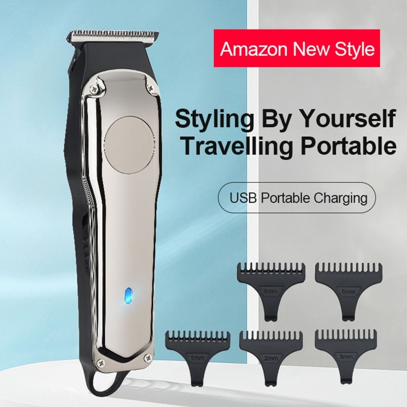 Hair Clippers Barber Haircut Cutter Rechargeable R... – Vicedeal