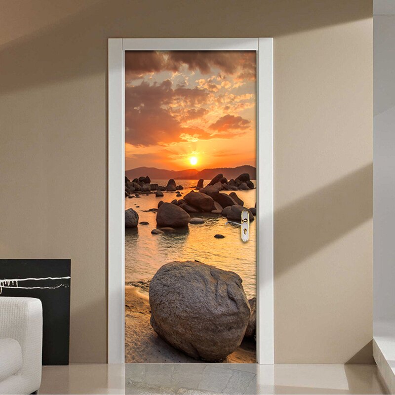 PVC Self-Adhesive Waterproof Wall Door Sticker 3D ... – Grandado