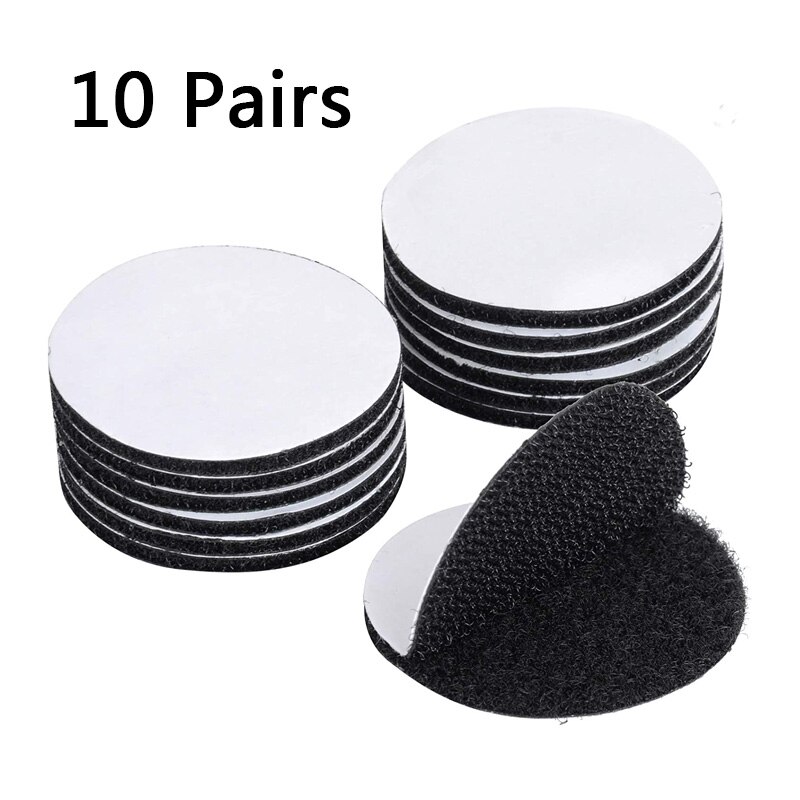 10Pairs Velcros Self Adhesive Hook and Loop Fasten... – Grandado