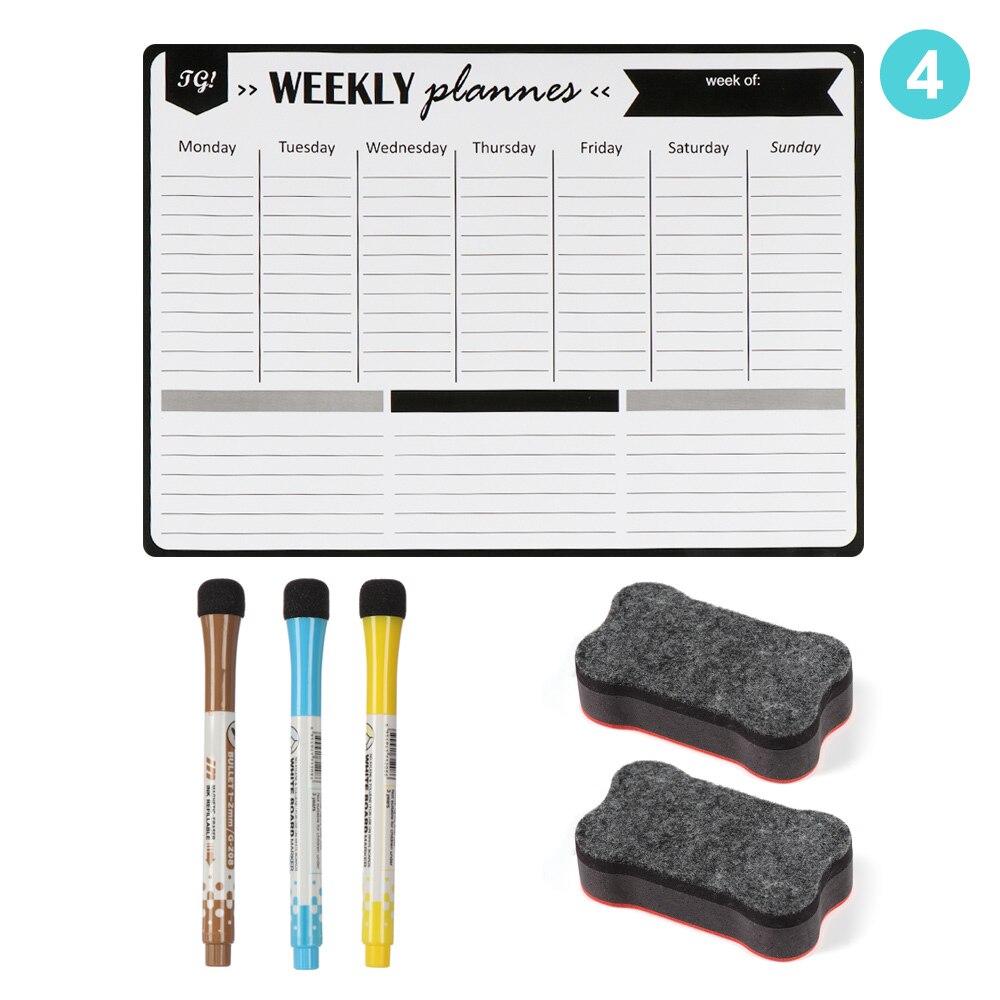 Magnetic Monthly Weekly Planner Calendar Table Dry... – Grandado