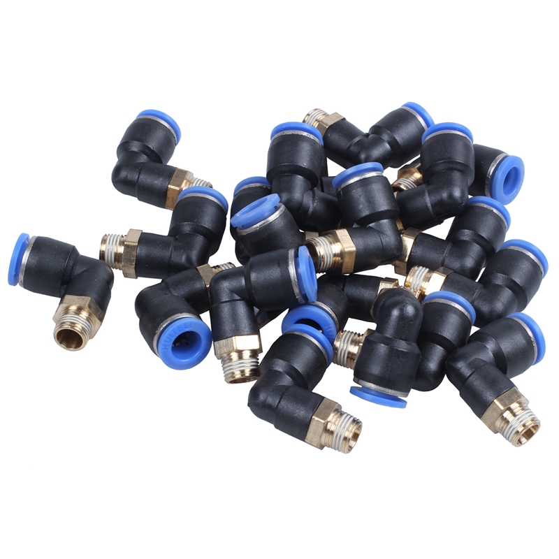 20 Pcs Quick Connectors Pneumatic Fittings 8mm x 1... – Vicedeal