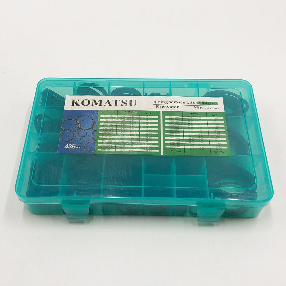 GOODSEAL 435PC O-ring Service Kits NBR90 For KOMAT... – Vicedeal