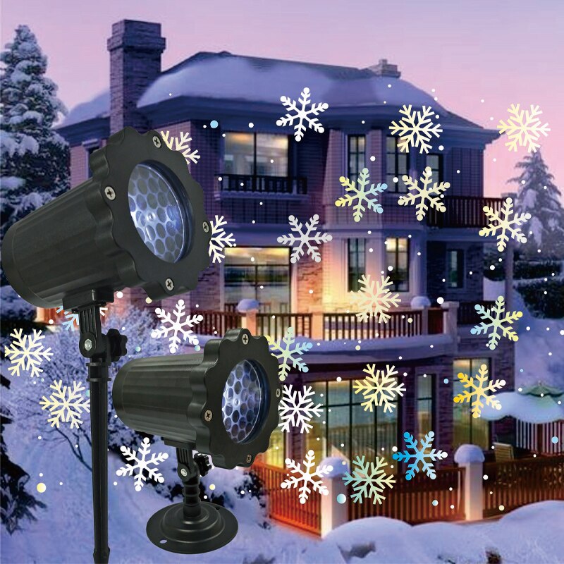 Snow Projection Lamp Stage Lighting Outdoor Lawn L... – Vicedeal