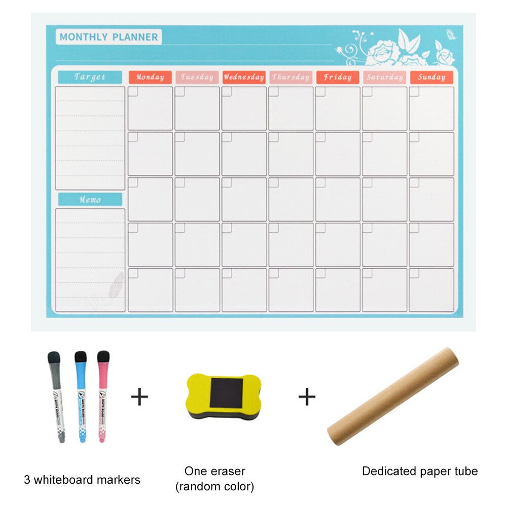 Simple Magnetic Dry Erased Refrigerator Whiteboard... – Vicedeal