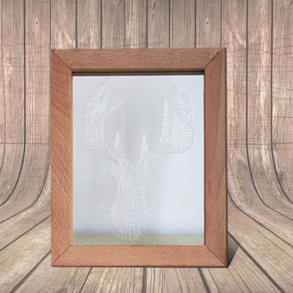 1 Pcs LED Night Light Decorative 3D Light Frame Ni... – Vicedeal