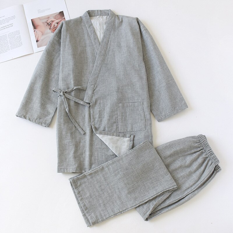 Mujeres Hombres traje de Bata Yukata cárdigan bata... – Grandado