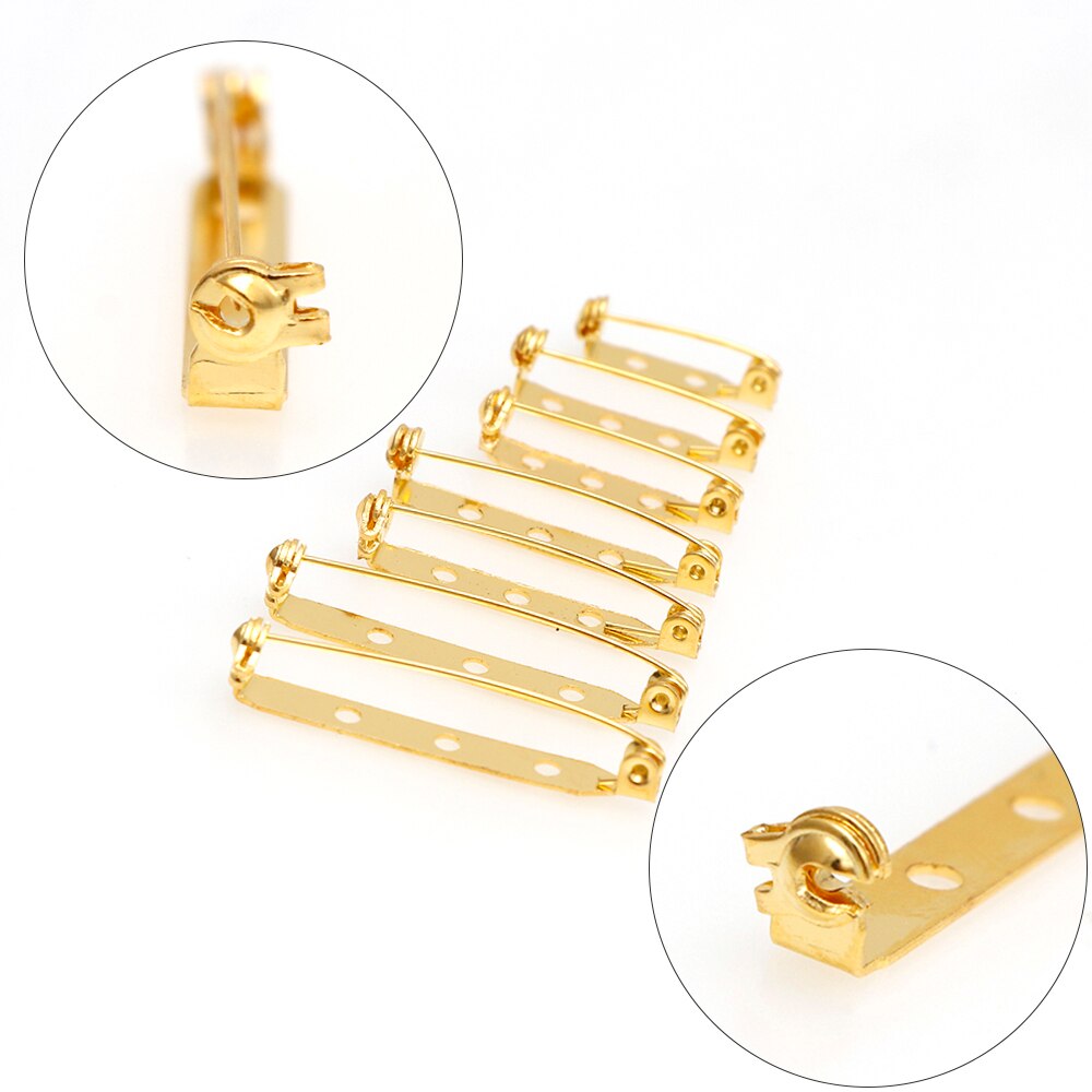 20pcs 20/25/32/38/mm Safety pin brass rotating loc... – Grandado