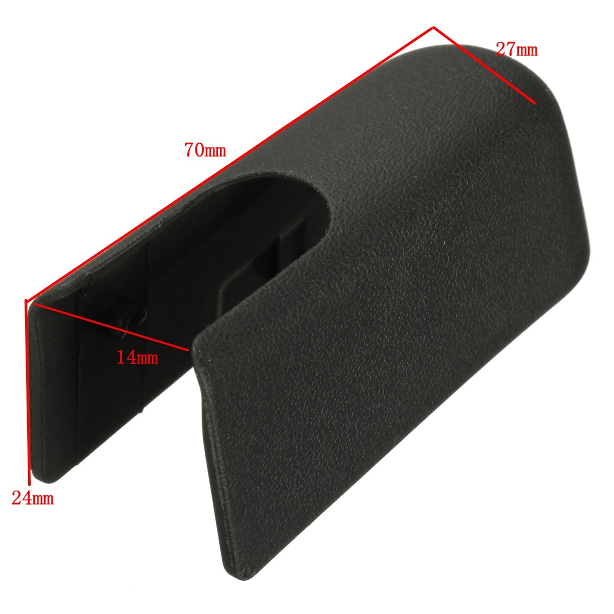 Schwarz Hinten Wischer Arm Mutter Abdeckung Kappe ... – Vicedeal