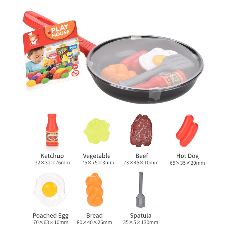 8pcs/set Simulation Wok Set Children Pretend Kitch... – Vicedeal