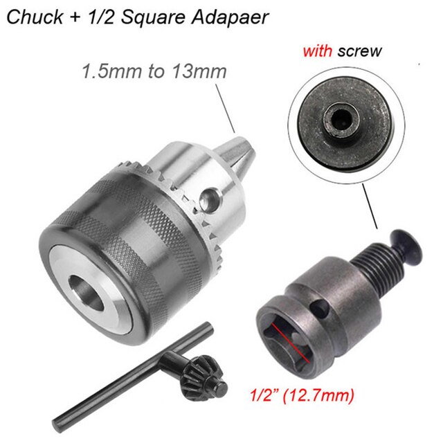 Mini Electric Drill Chuck 1.5 13mm Mount B10 Taper. Grandado