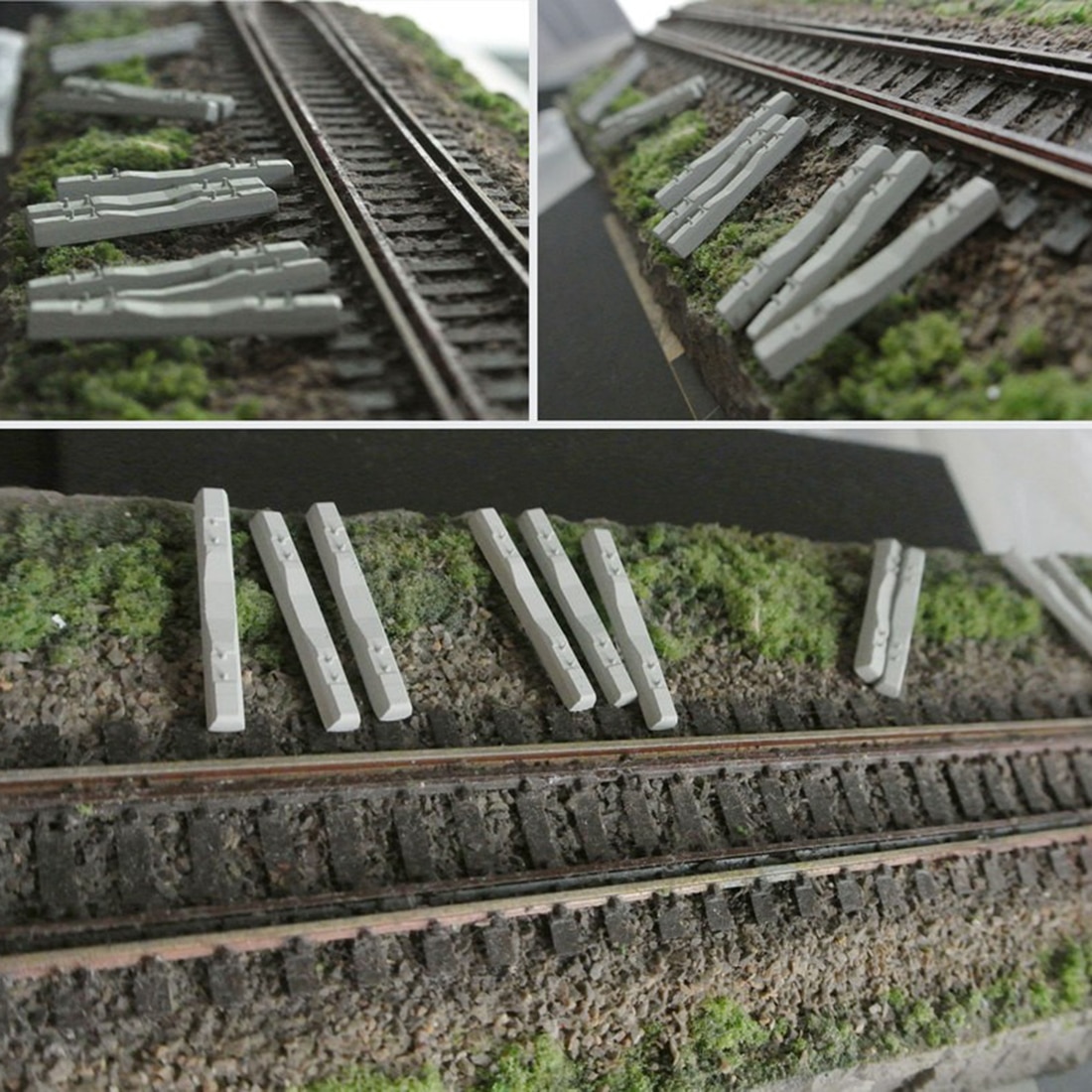 20Pcs/Lot 1:87 HO Scale Sand Table Railway Sleeper... – Grandado