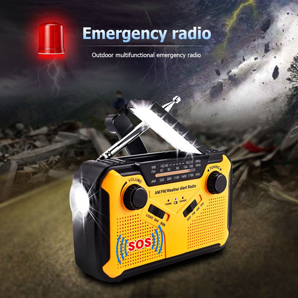 Waterdichte Emergency Radio Auto Scan Am/Fm Noaa D... – Vicedeal