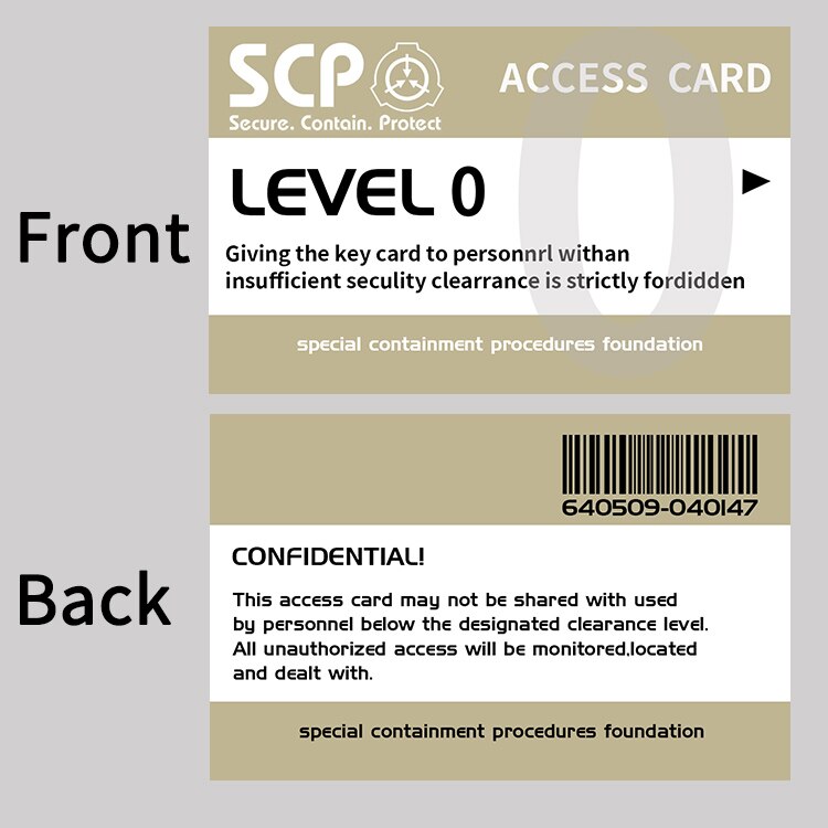 SCP Special Containment Procedures Foundation Secr... – Grandado