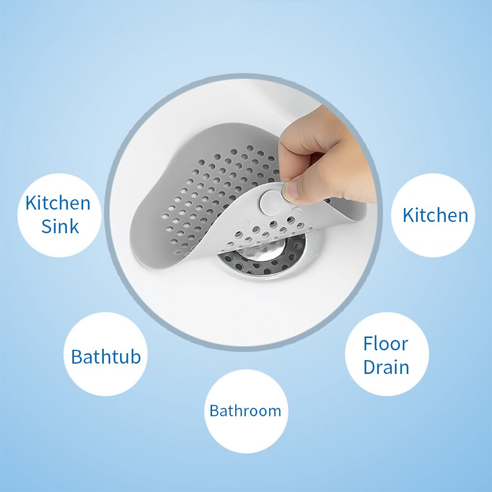 Gootsteen Zeef Haar Catchers Rubber Douche Bad Flo... – Grandado
