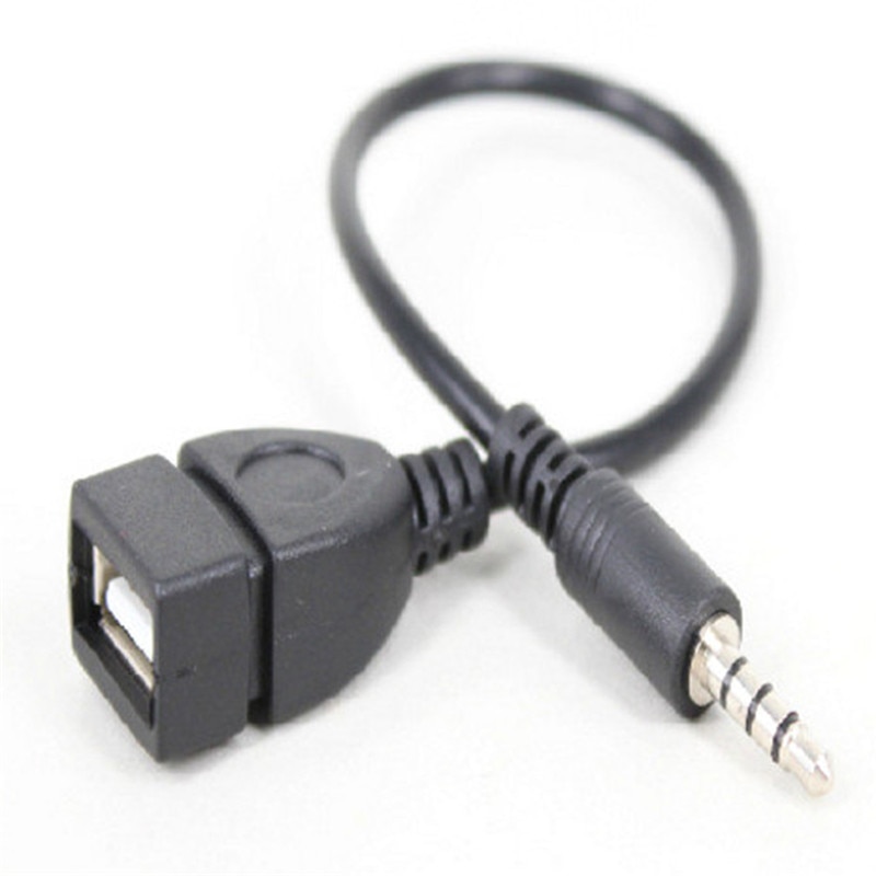 3.5mm Male AUX Audio Plug Jack To USB 2.0 Female C... – Grandado