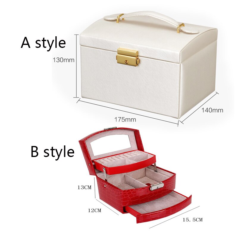 Large Jewelry Packaging & Display Box PU Leather M... – Grandado
