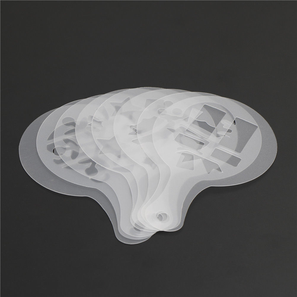 8Pcs/set Cake Duster Templates Coffee Tools Accessories Christmas ...