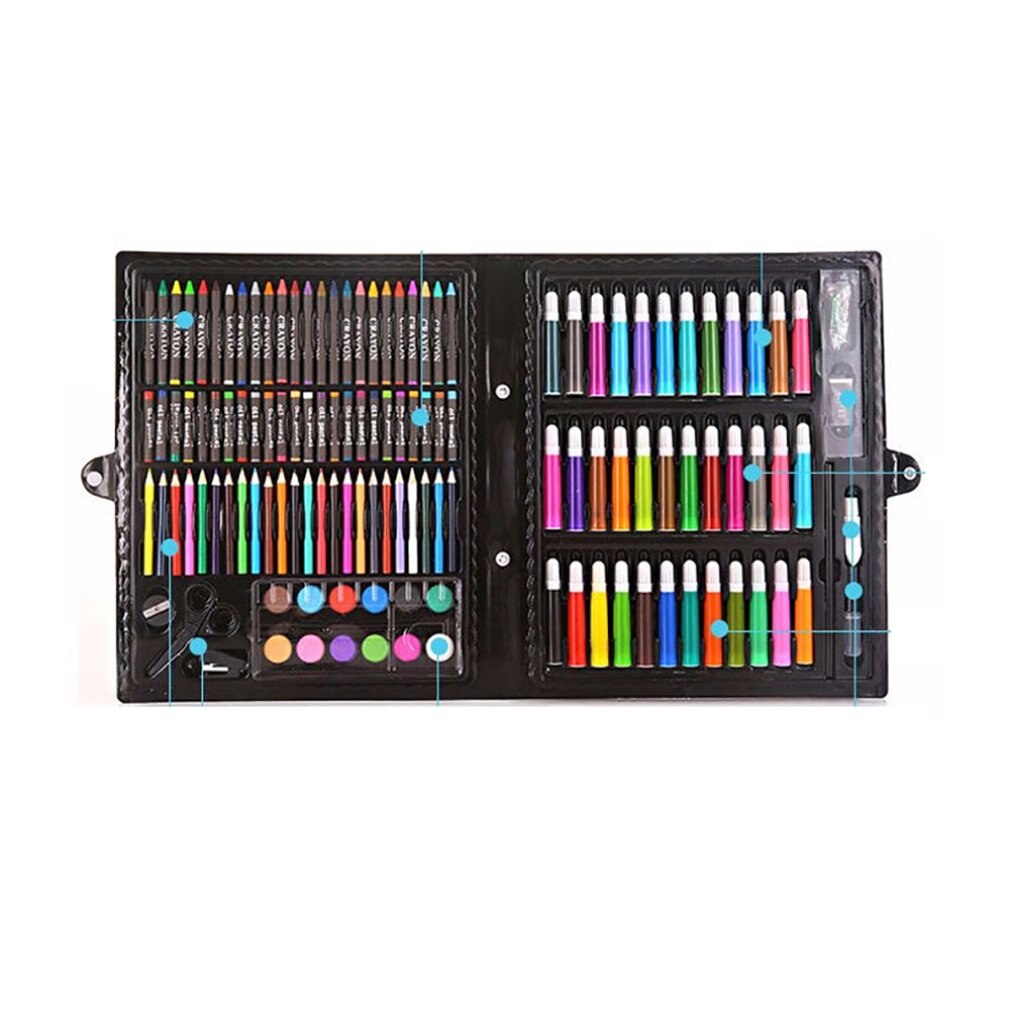 150Pcs Color Pencil Child Drawing Set Painting Set... – Vicedeal