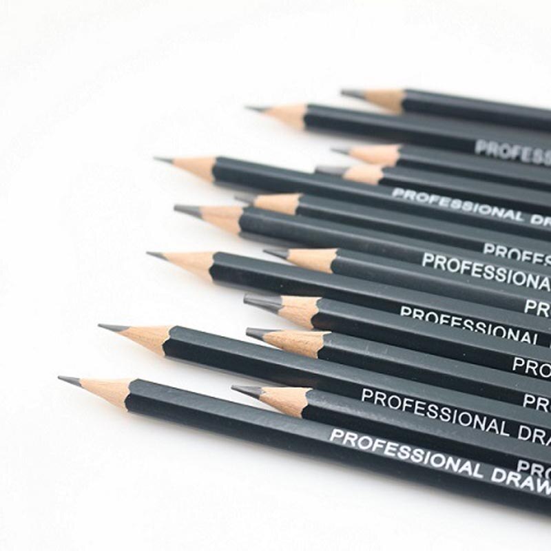 14pcs Professinal Sketch Art Drawing Pencil 6H-12B... – Grandado