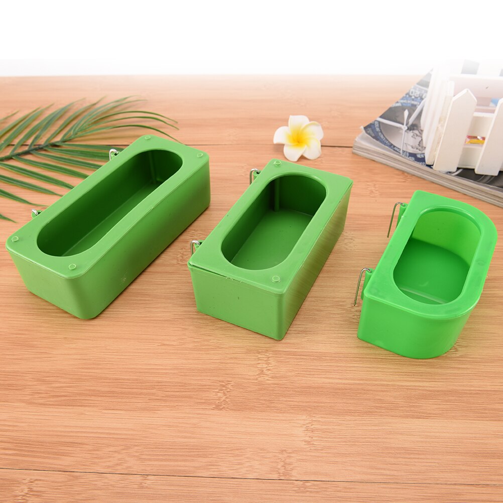 Pet Birds Hanging Feeding Trough Parrot Food Water... – Grandado