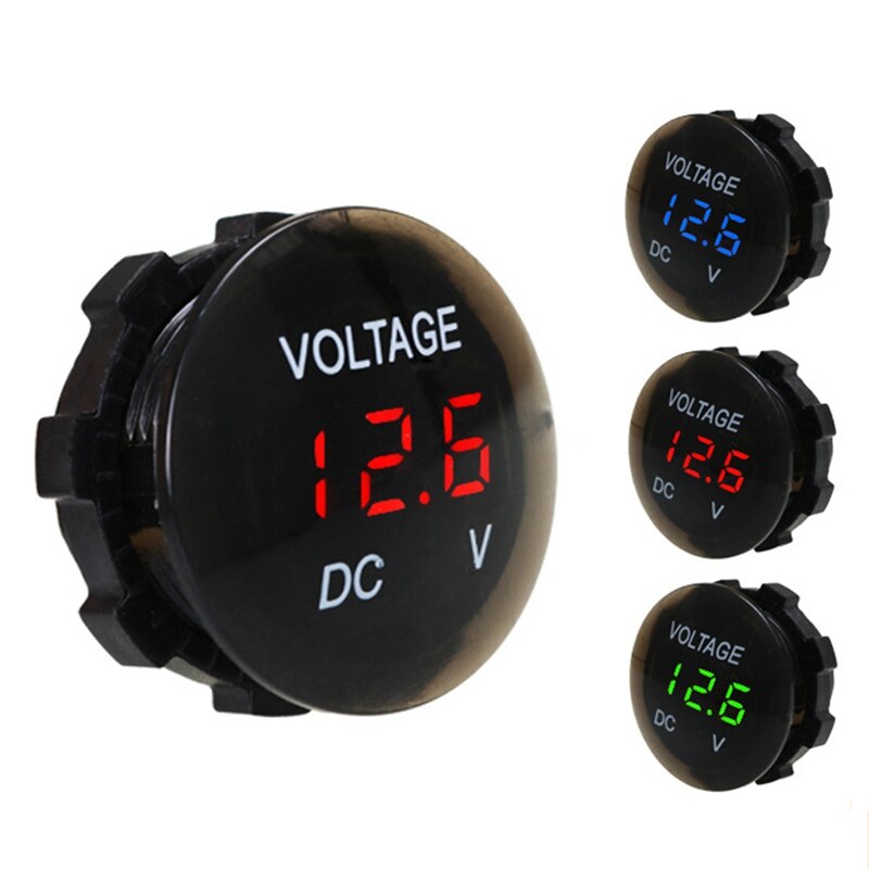 12V-24V Universal Car Voltage Meter LED Panel Digi... – Grandado