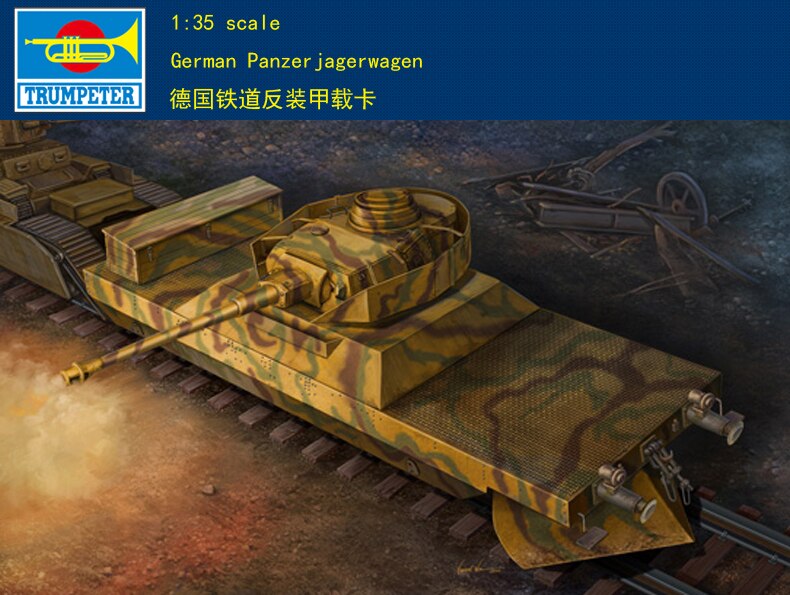 Trumpeter 1/35 00368 German Panzerjagerwagen Vol.1... – Grandado