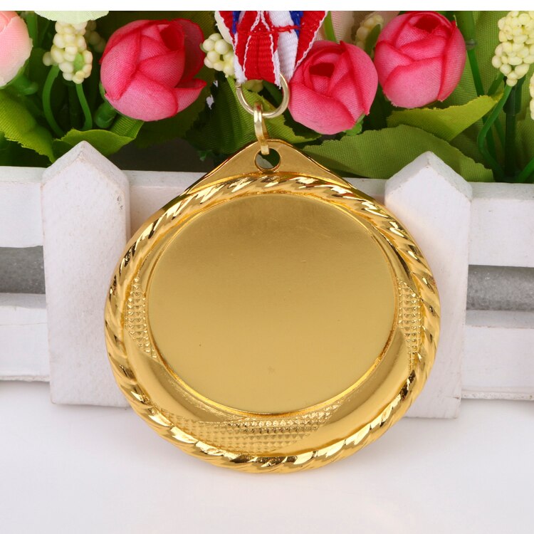 Size 6.8MM Blank Medals Gold Color Medal and Silve... – Grandado
