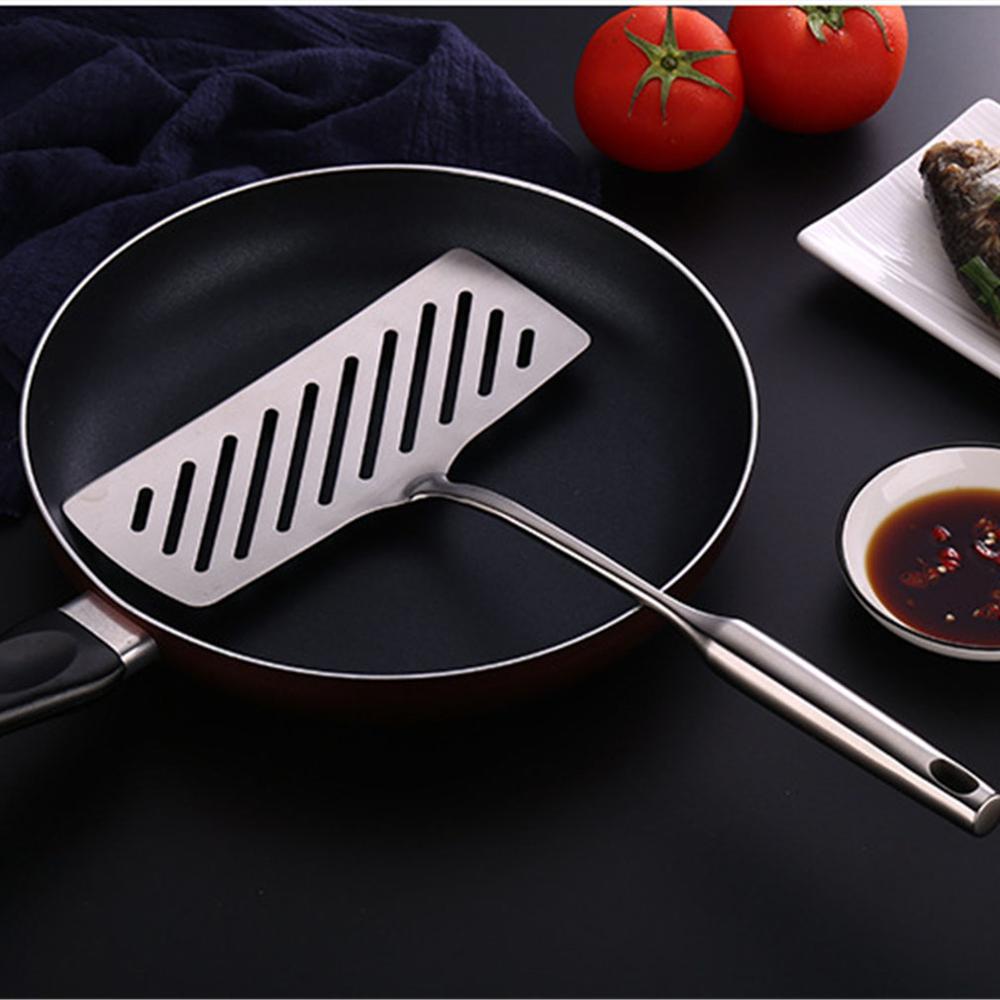 Stainless Steel Wide Fried Fish Spatulas Steak Sho... – Vicedeal