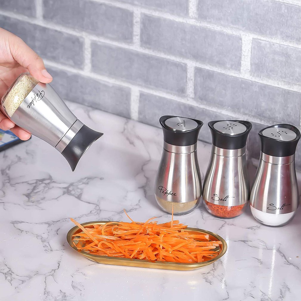 2 Stks/set Rvs Spice Dispenser Spice Shaker Multi ... – Grandado