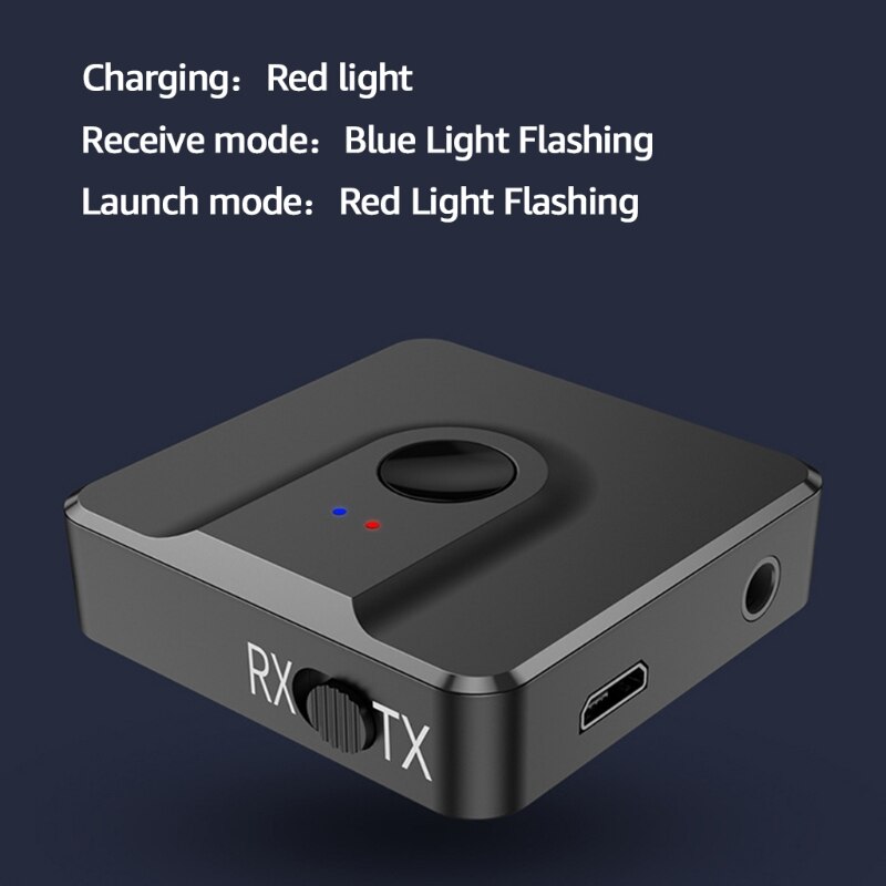 2 In 1 Bluetooth-compatible 5.0 Adapter Audio Tran... – Grandado