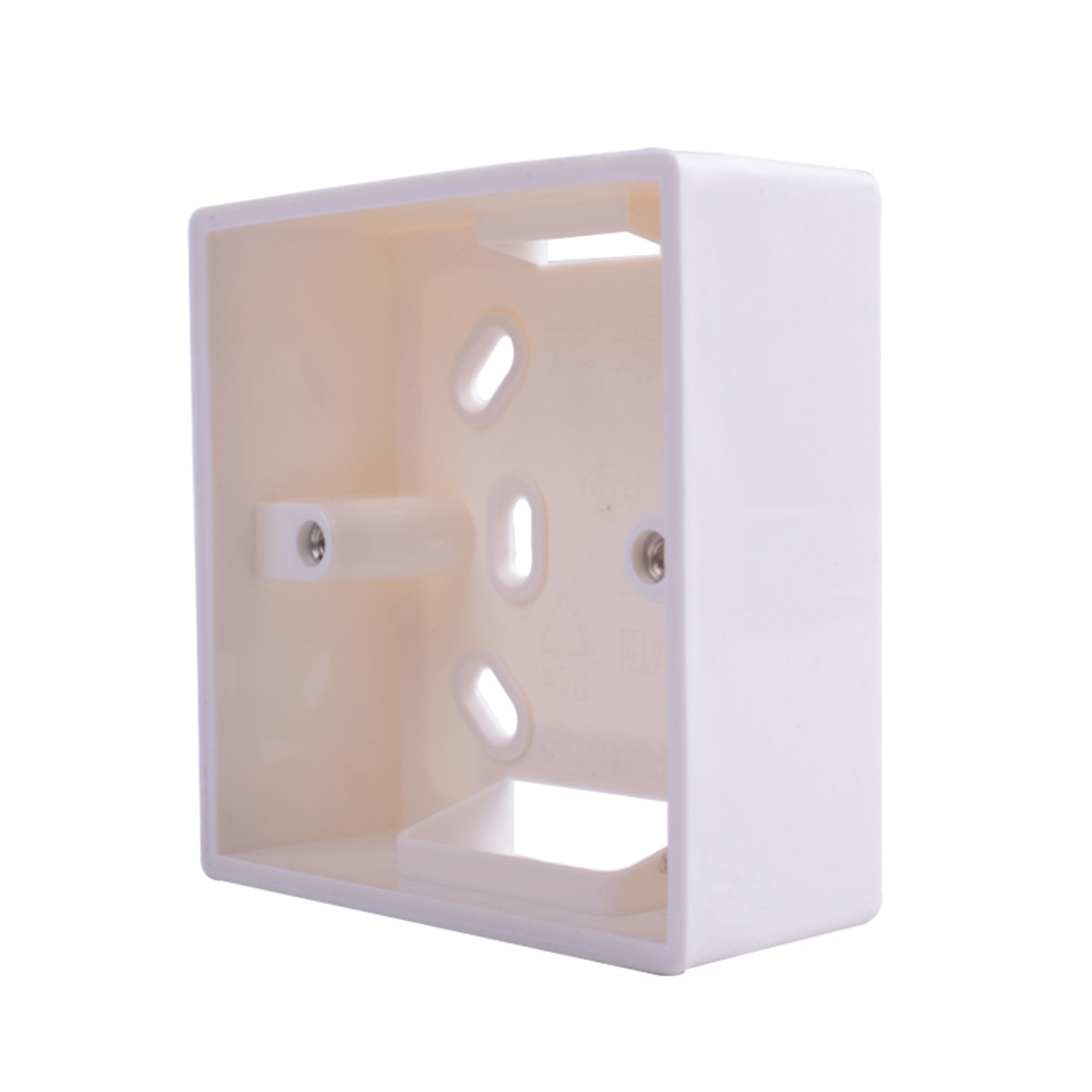 White PVC Single Gang Wiring Mount Back Box For Wa... – Vicedeal
