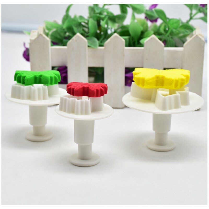 3pcs Pastry 3D Die Plunger Plastic Plum Flower Bak... – Grandado